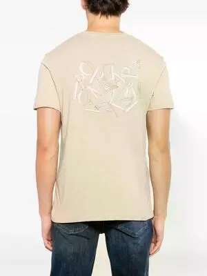 Emporio Armani Logo-printed T-shirt - Neutrals