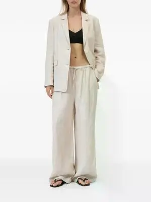 Closed Wynston Pleated Palazzo Pants - Neutrals