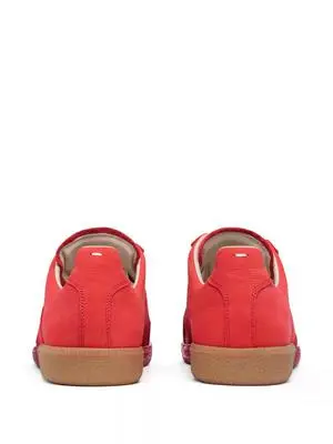 MAISON MARGIELA Replica Leather Sneakers - Red