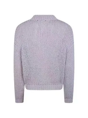 NUUR V-neck Cardigan - Purple