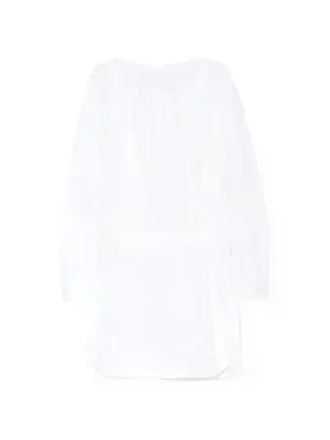 SEMICOUTURE Ricarda Tie-neck Mini Dress