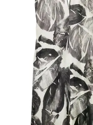 ALYSI V-neck Printed Maxi Dress