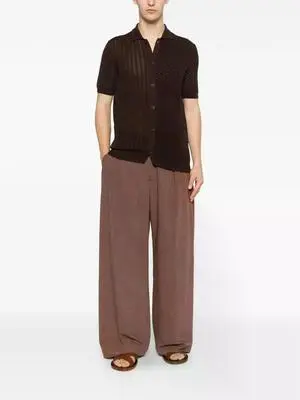 LUIGI GENTILE Textured Short-sleeve Shirt