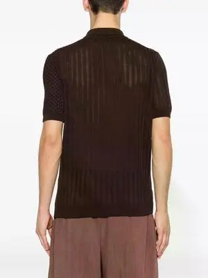 LUIGI GENTILE Textured Short-sleeve Shirt