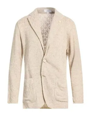 LARDINI Linen Single-breasted Blazer