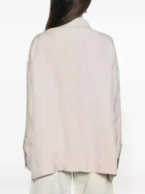 Y3 Patch-pocket Overshirt - Brown