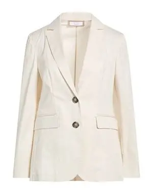 Peserico PESERICO Single-Breasted Blazer Beige