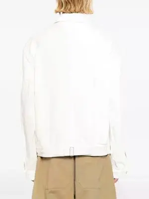 Studio Nicholson Button-up Denim Jacket - White