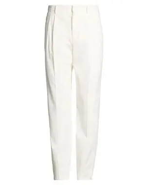 LARDINI Tailored Straight Leg Pants - Ivory