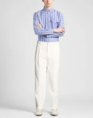 LARDINI Tailored Straight Leg Pants - Ivory