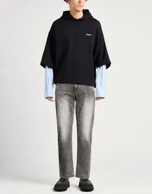 Armani Exchange Straight-leg Jeans With Logo - Black