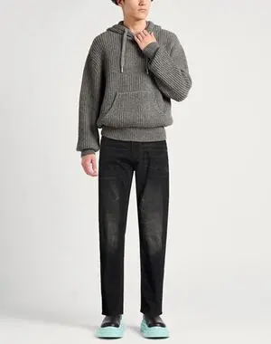 Armani Exchange Tapered Jeans With Logo - Black