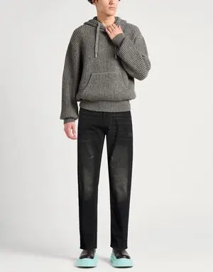 Armani Exchange Tapered Jeans With Logo - Black