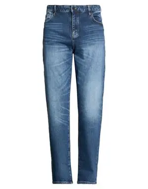 Armani Exchange Straight-leg Jeans With Brand Logo