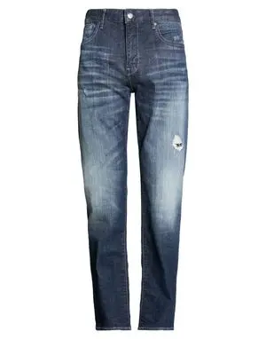 Armani Exchange Tapered Jeans In Denim