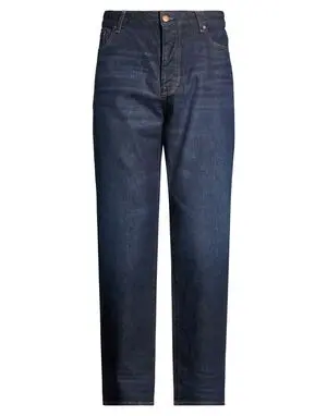 Armani Exchange Tapered Jeans With Logo - Blue