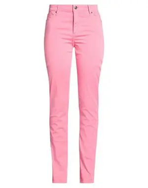 Armani Exchange ARMANI EXCHANGE Straight Leg Cotton Twill Pants Pink
