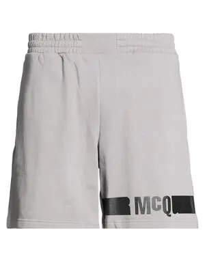 Alexander McQueen Cotton Terry Athletic Shorts With Logo