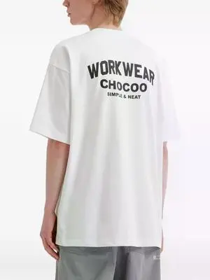 CHOCOOLATE Graphic Print T-shirt - White