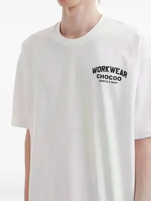 CHOCOOLATE Graphic Print T-shirt - White