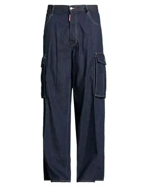 Dsquared2 Cotton And Hemp Cargo Jeans