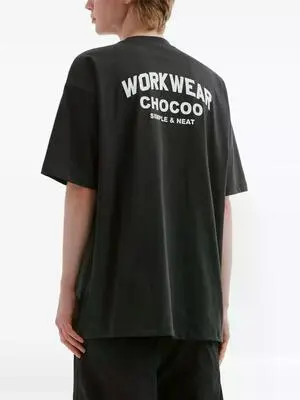 CHOCOOLATE Logo-print T-shirt - Black