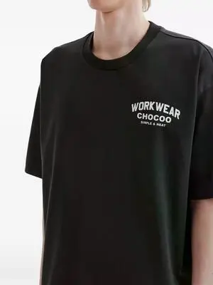 CHOCOOLATE Logo-print T-shirt - Black
