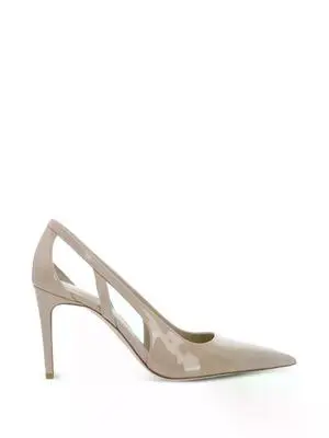 STUART WEITZMAN Cutout Point-toe Pumps - Neutrals