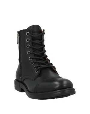 REPLAY Leather Lace-up Ankle Boots