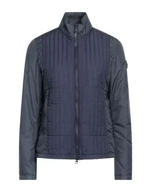 COLMAR Quilted Jacket With Stand Collar - Blue