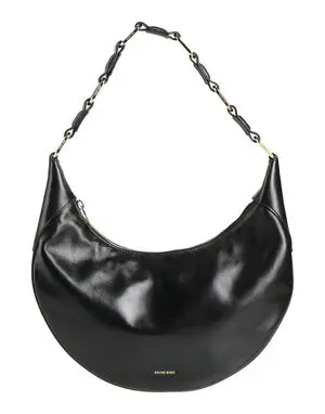 ANINE BING Leather Hobo Bag - Black