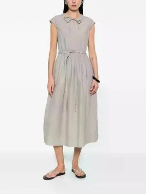 INDIVIDUAL SENTIMENTS Sleeveless Midi Dress - Grey