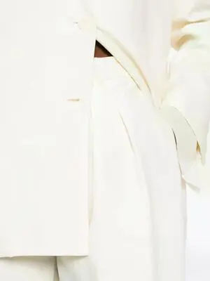 ELEH Pleated Palazzo Pants - Neutrals