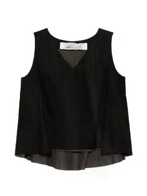 INDIVIDUAL SENTIMENTS Striped V-neck Blouse