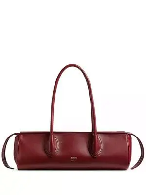 Khaite Logo-motif Leather Shoulder Bag - Red