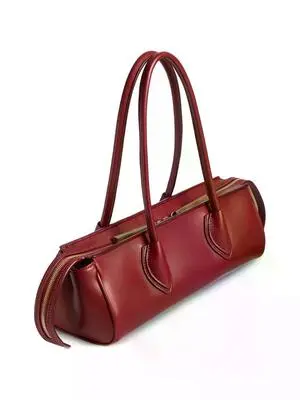 Khaite Logo-motif Leather Shoulder Bag - Red
