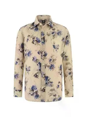 Boggi Milano Regular Fit Linen Shirt