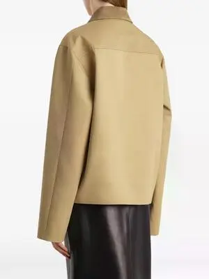 Khaite Jacket With Pockets - Neutrals