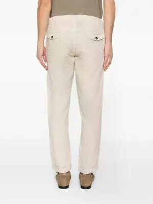Eleventy Drawstring-fastening Trousers - Neutrals