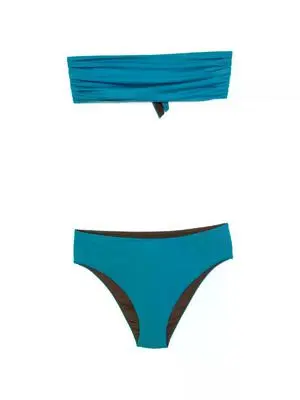 FISICO Ruched Detail Bikini - Blue
