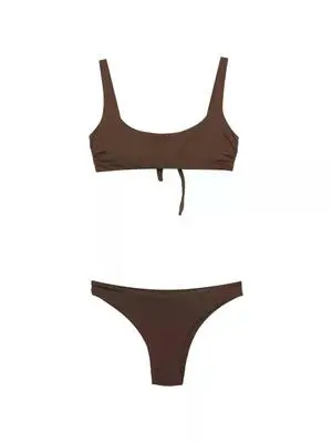 FISICO Logo-patch Bikini - Brown