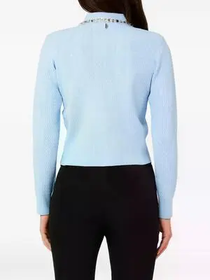 Liu Jo Embellished Collar Knitwear