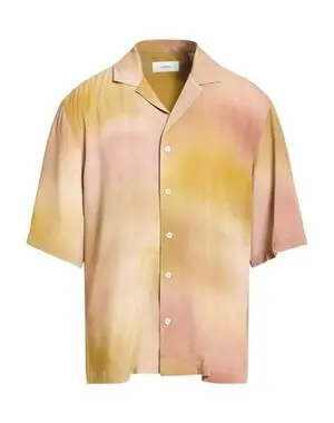 LARDINI Shirt Size Viscose - Beige