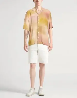 LARDINI Shirt Size Viscose - Beige