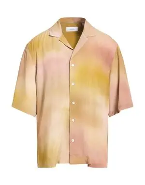 LARDINI Shirt Size Viscose - Beige