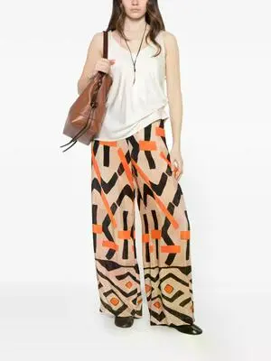 Dixie V-neck Top - Neutrals