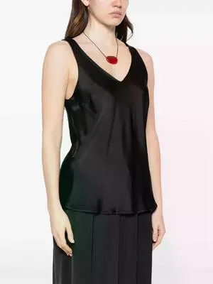 Dixie V-neck Blouse - Black