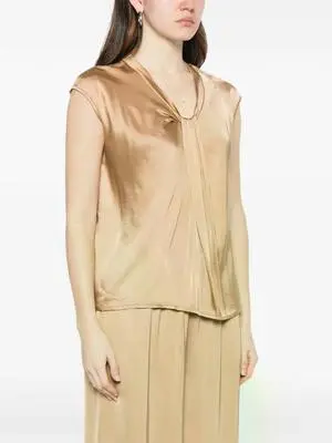Dixie Sleeveless Blouse - Neutrals