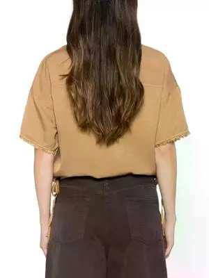 Dixie Patch-pocket Fringed Shirt