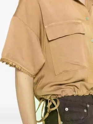 Dixie Patch-pocket Fringed Shirt
